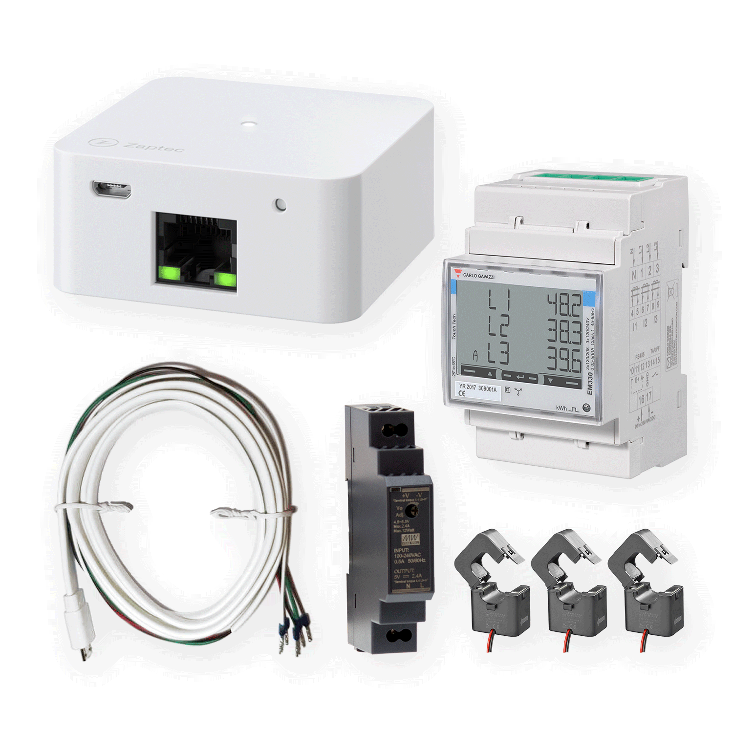 Sense Bundle 3phase energy meter max 150A – Zaptec Sverige